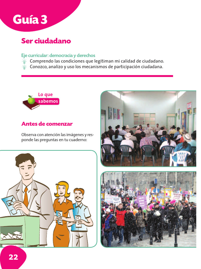 Ser Ciudadano. P2 - 1 | PDF | Ciudadanía | Democracia