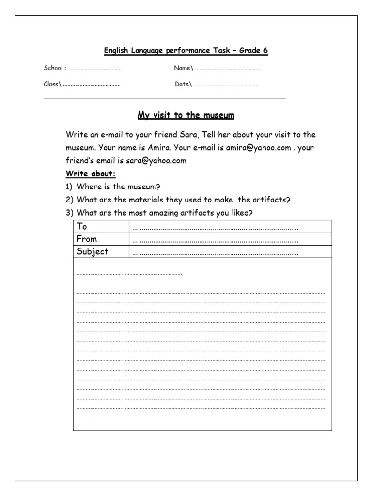 6 Performance Tasks ENG Second Term23.24 | PDF