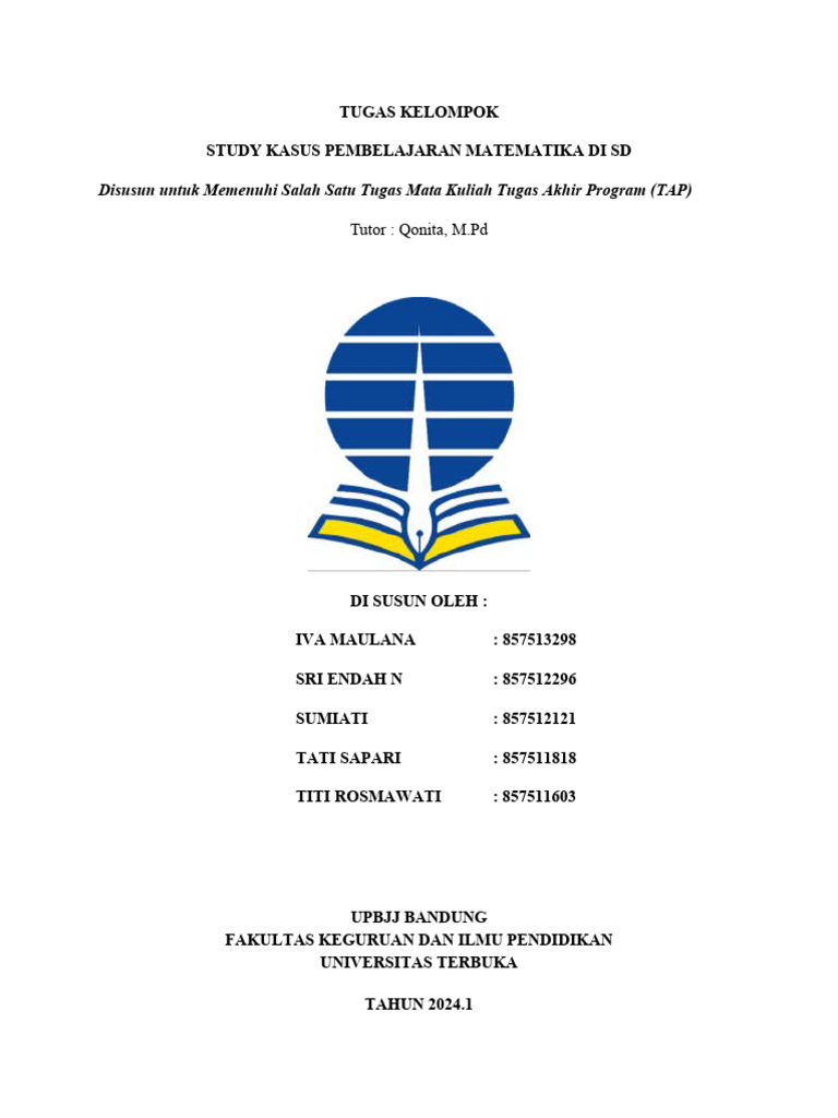 Kasus Pembelajaran - MTK - Kel 2 - TAP | PDF | Seni & Disiplin Bahasa