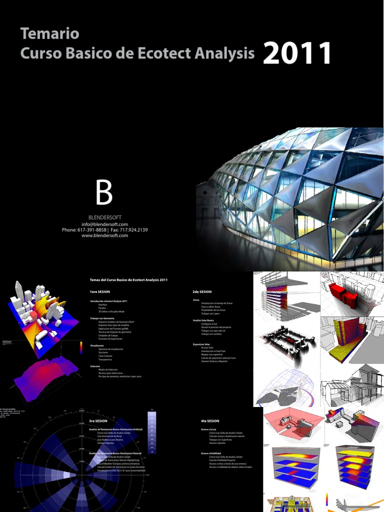 Curso Básico de Ecotect Analysis 2011 | PDF | Informática