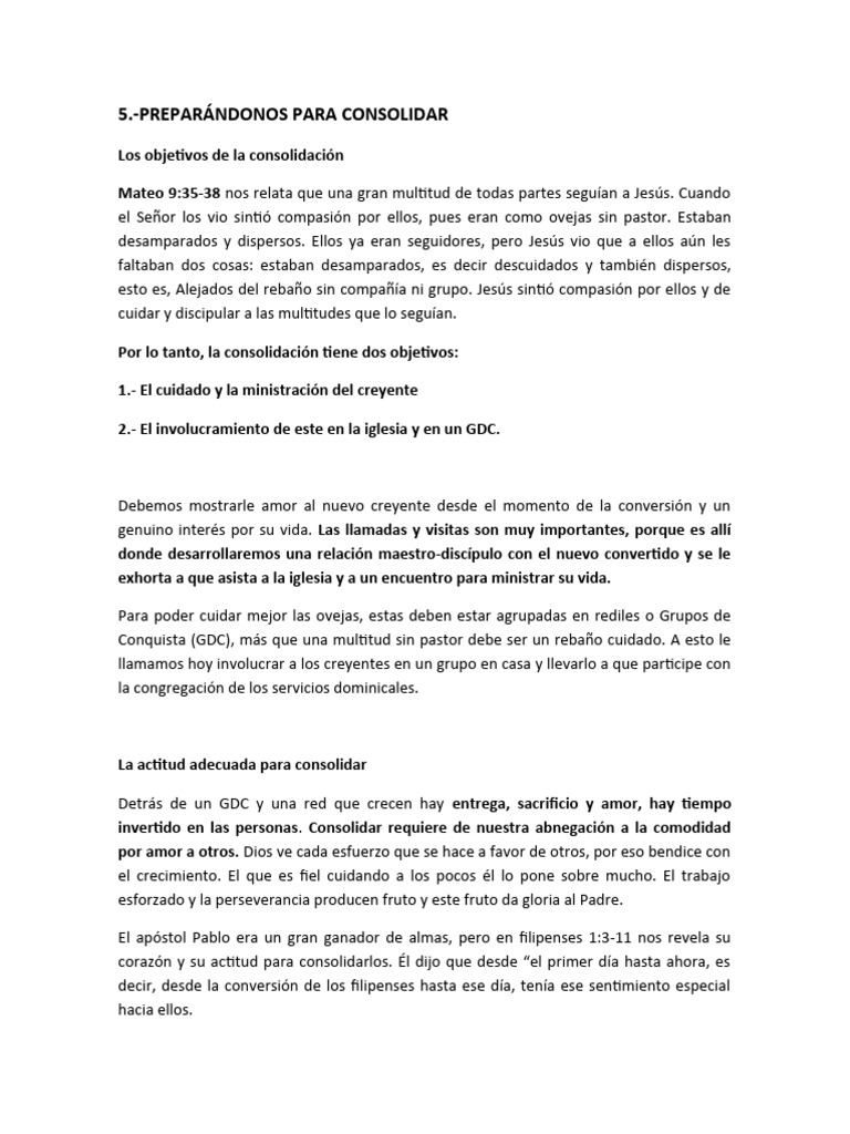 Nivel 2 Clase 5. Preparándonos para Consolidar | PDF | Amor | Pablo el apóstol