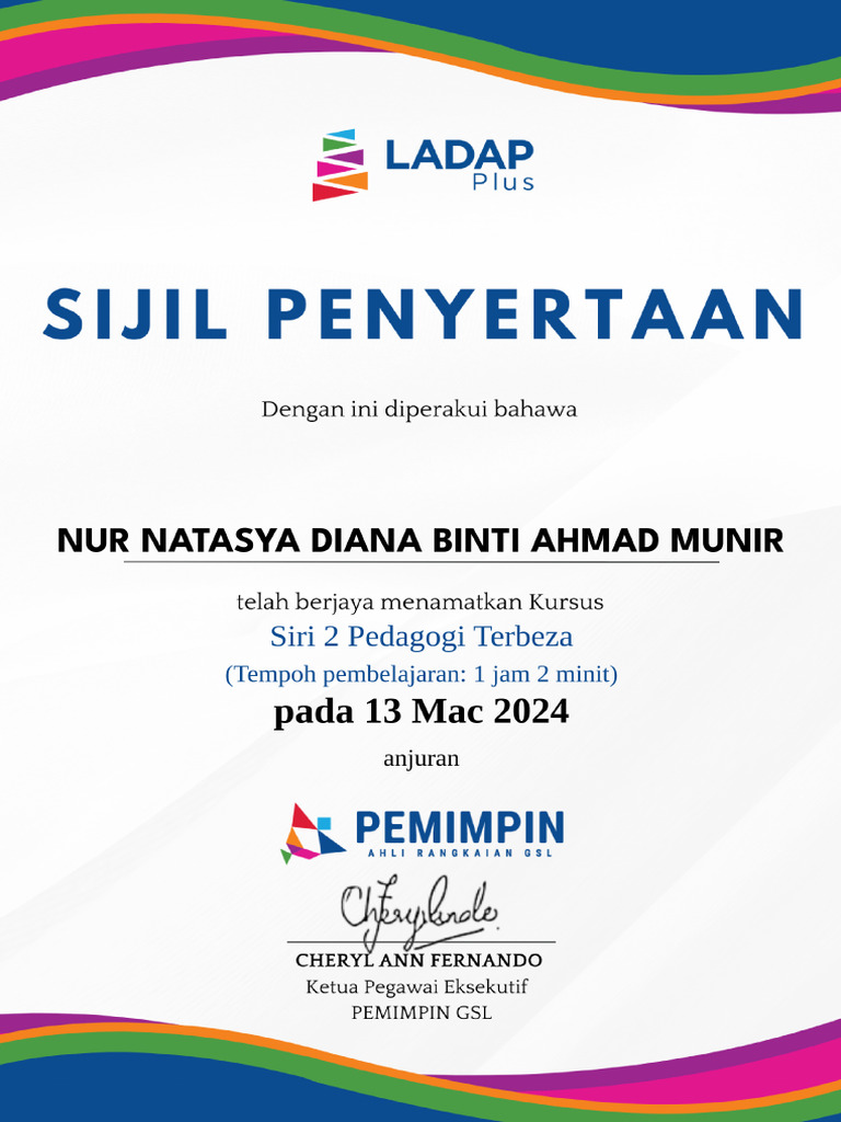 Siri 2 Pedagogi Terbeza-certificate | PDF