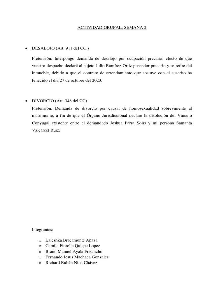 Actividad Grupal | PDF