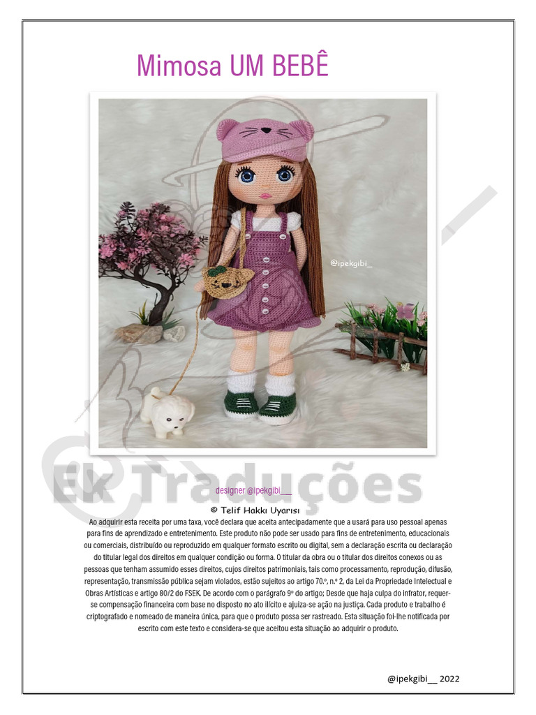 Boneca Mimoza | PDF | Cabelo | Olho