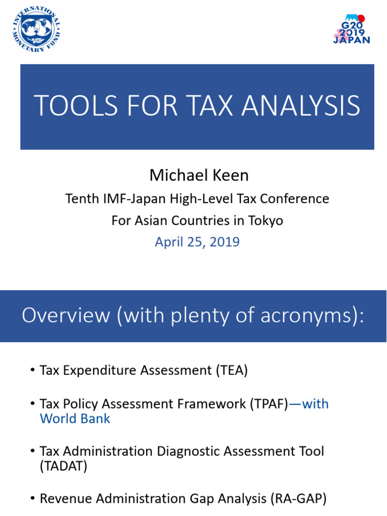 16 Tools Mrkeen | Download Free PDF | Taxes | International Monetary Fund