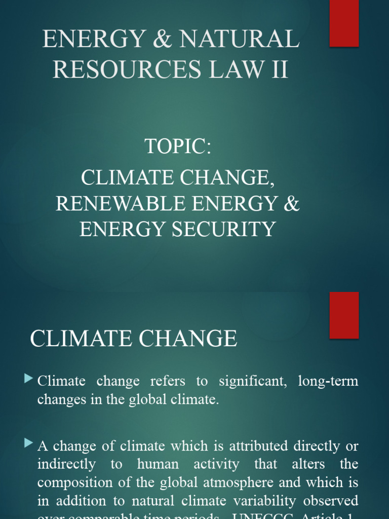 Ghana's Climate Change and Energy Policy | PDF | Climate Change ...