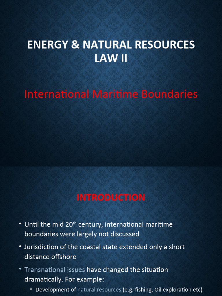 International Maritime Boundaries | PDF | Territorial Waters | United Nations Convention On The ...
