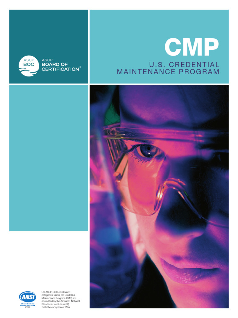 ASCP BOC - CMP U.S. Credential Maintenance Program | PDF | Pathology | Thesis