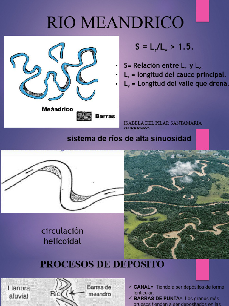 Características del Río Meándrico | PDF | Ciencia y matemáticas