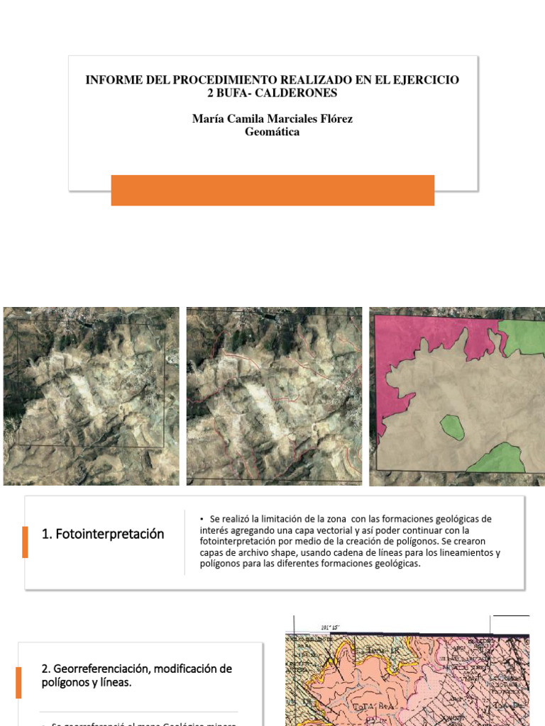 Reporte Ej 2 Geomática. | PDF | Mapa | Terreno