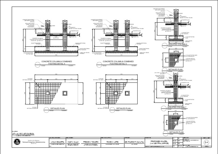 Isolated Column 6: National Irrigation Administration | PDF | Structural Engineering | Civil ...