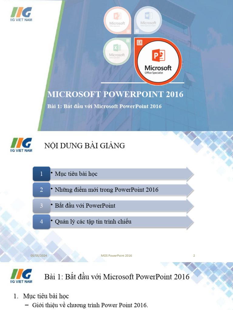 Microsoft Powerpoint 2016 Lesson 1 1211201815 Pdf