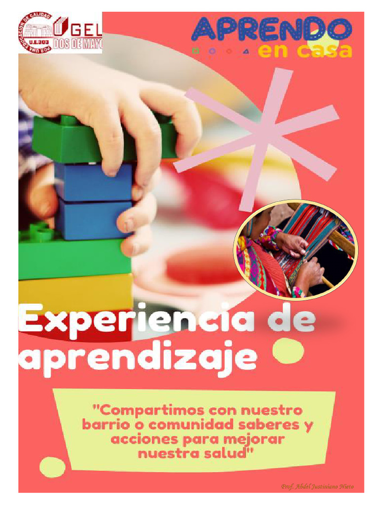 Experiencia de Aprendizaje 6 | Descargar gratis PDF | Aprendizaje | Evaluación