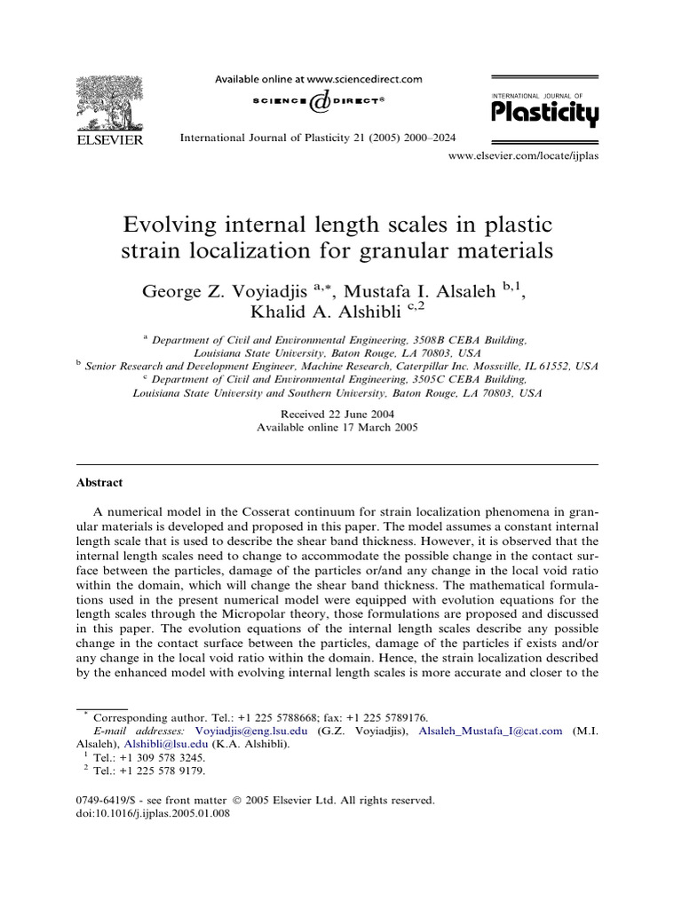 Evolving_internal_length_scales_in_plast | PDF | Continuum Mechanics ...
