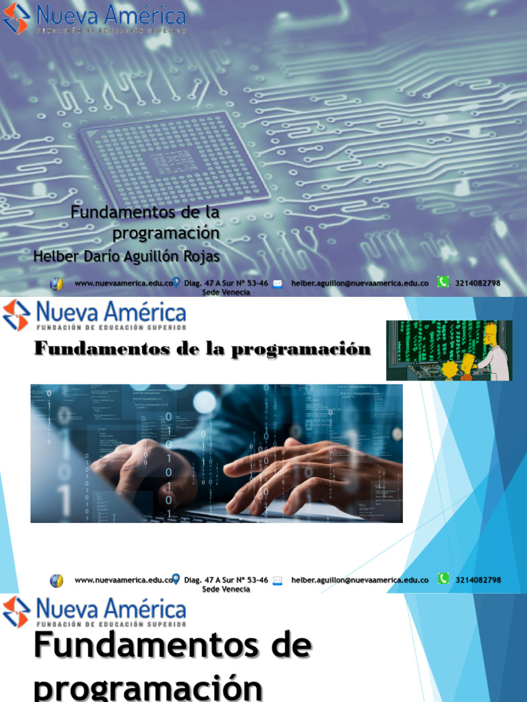Fundamentos de Programación #2 | PDF | Programación de computadoras | Lenguaje de programación