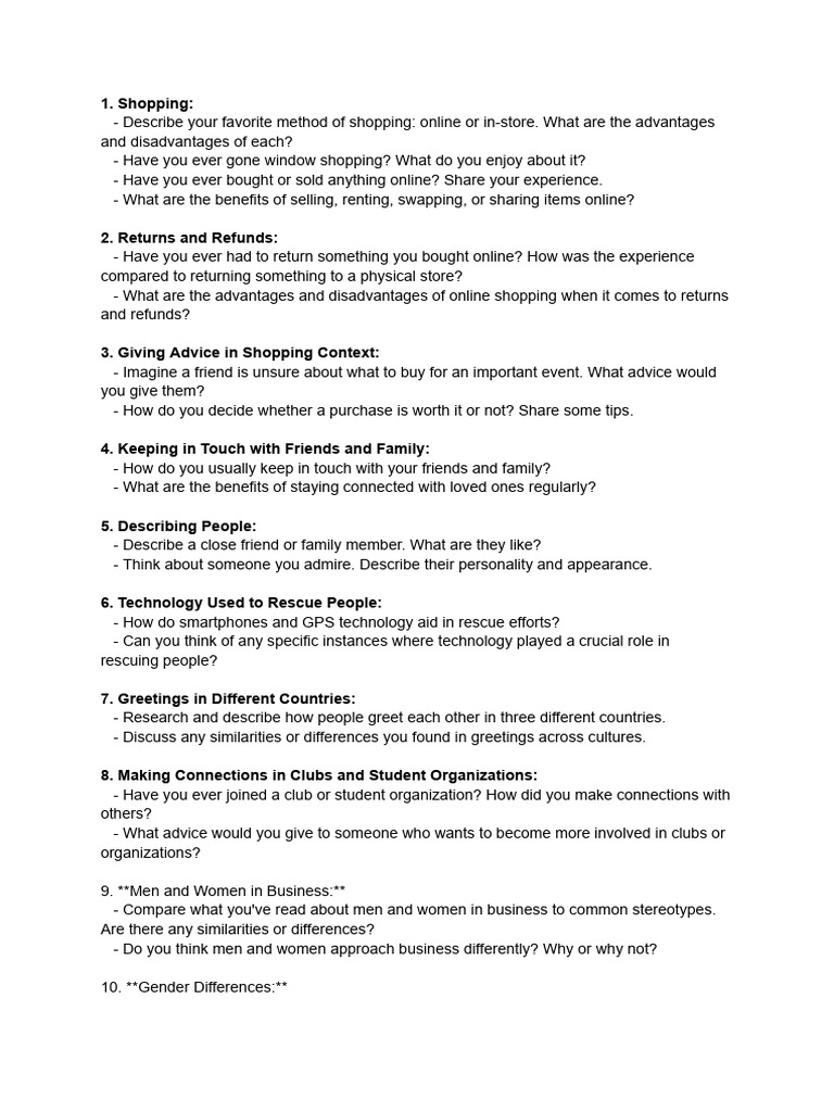 Oral Exam Practice | PDF | Social Science