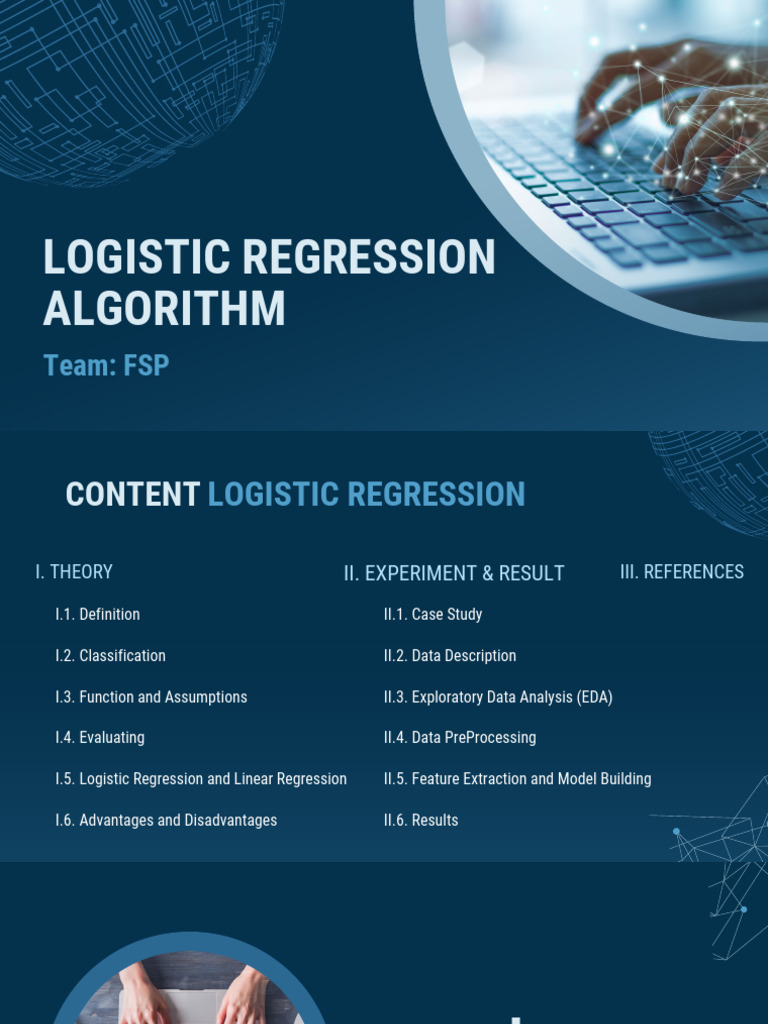 FSP Logistics Regression | PDF | Receiver Operating Characteristic | Data Analysis