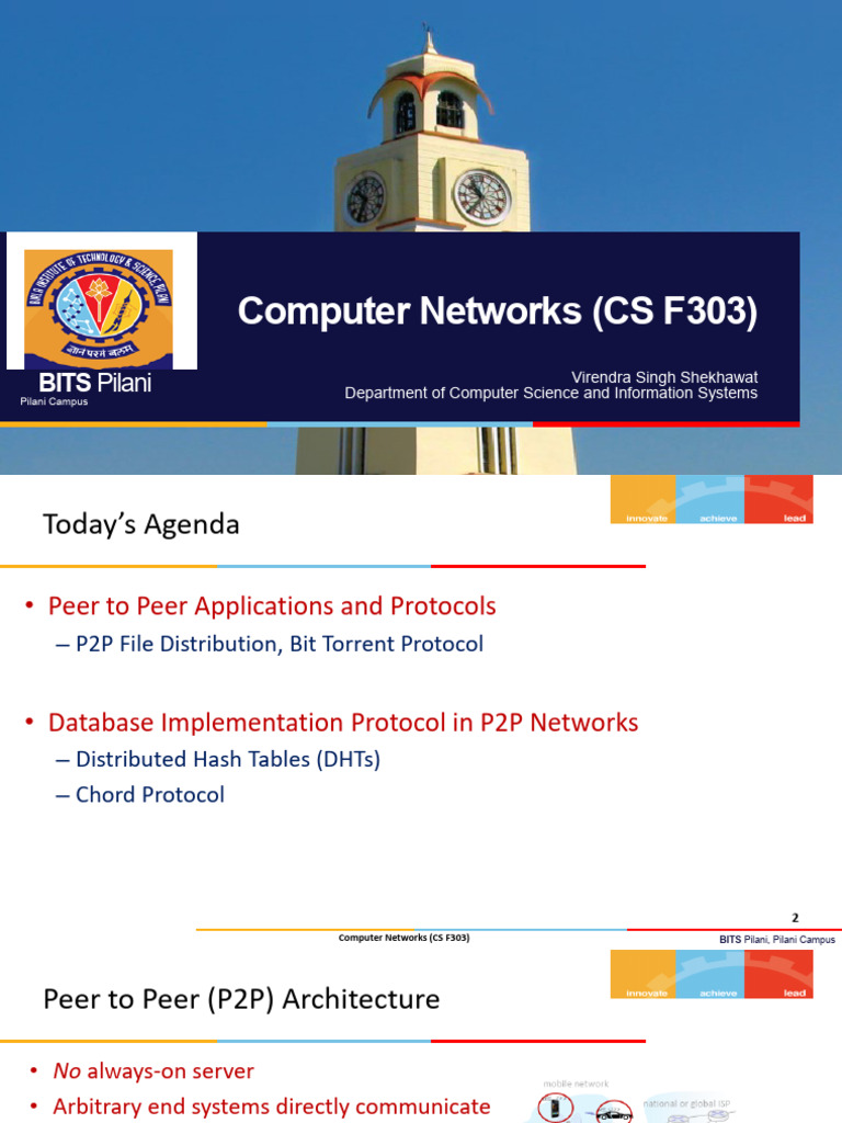 Lec 10-12 P2P Applications and Sockets | PDF | Network Socket | Port (Computer Networking)