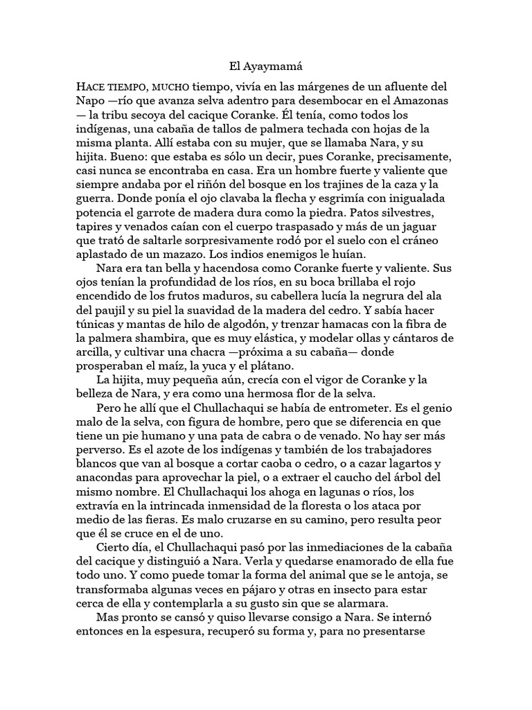 El Ayaymamá | PDF
