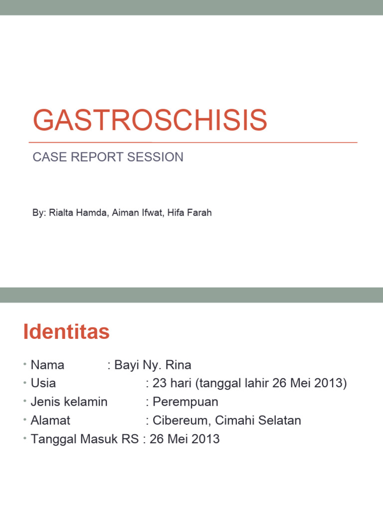 CRS Gastroschisis | PDF