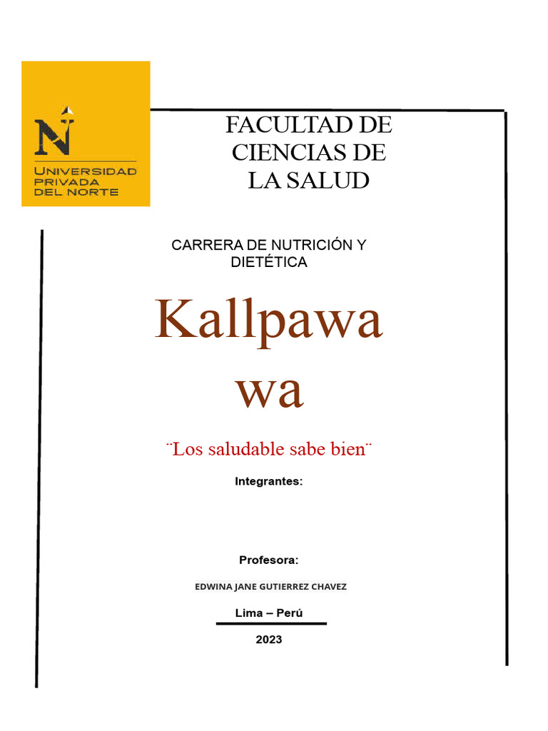 AVANCE GESTION | PDF | Documento de identidad | Alimentos