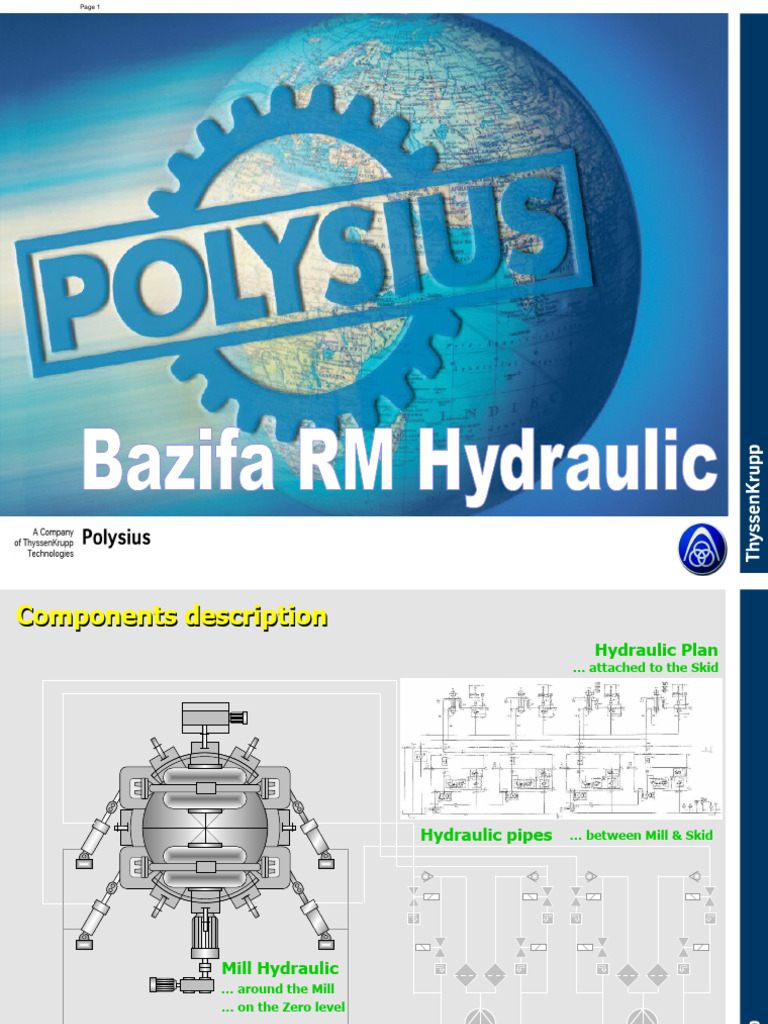 4 - Jens - 010 04 Operation RM Hydraulic System | PDF | Valve | Pump
