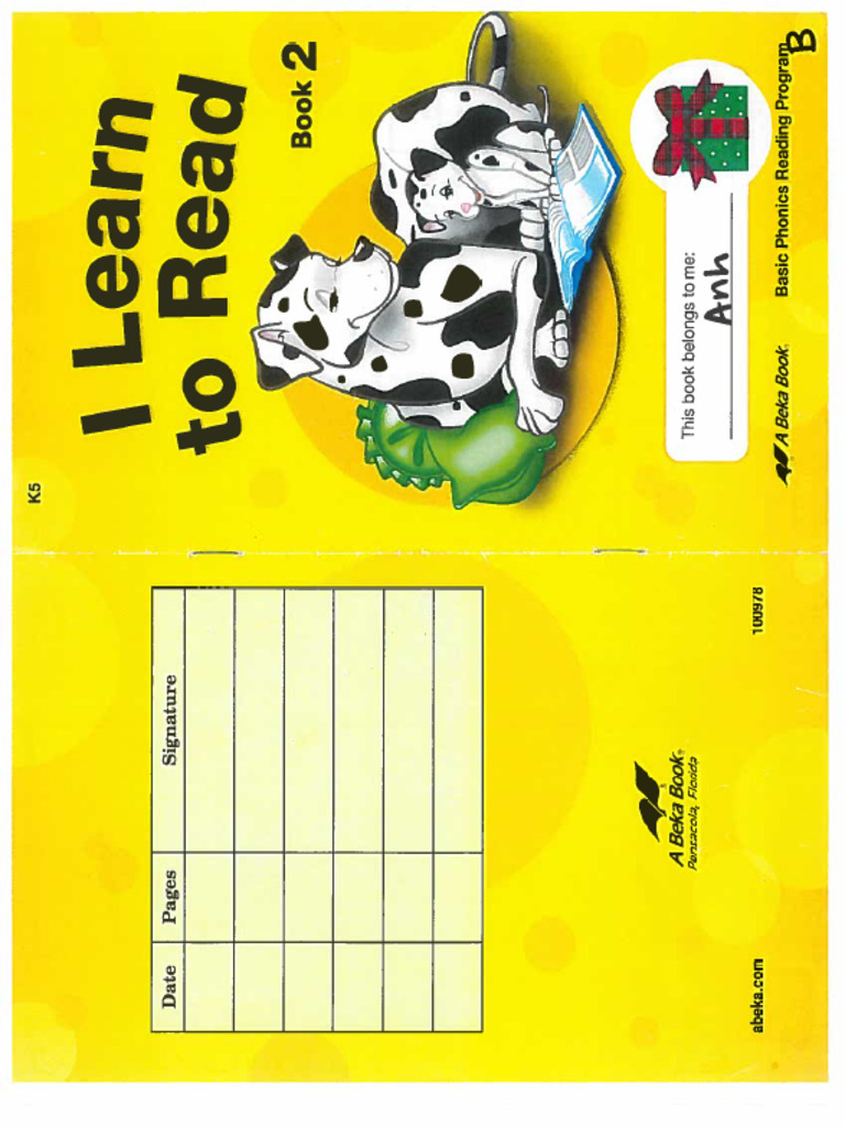 I Learn To Read - Book 2 | PDF