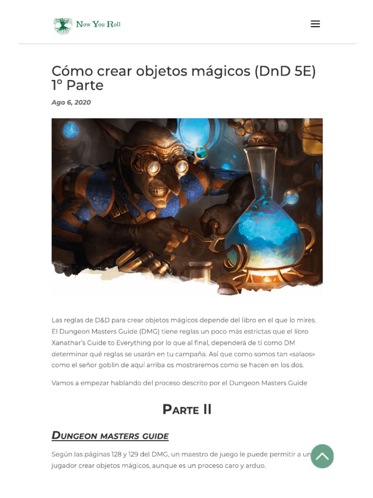 crear objetos magicos | PDF