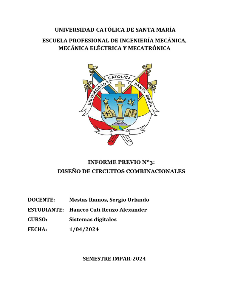 PREVIO 3-SISTEMAS | PDF | Puerta lógica | Lógica matemática