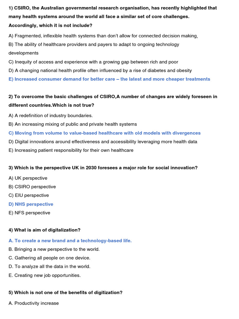 Final Questions & Answers | PDF | Wearable Technology | Mechatronics