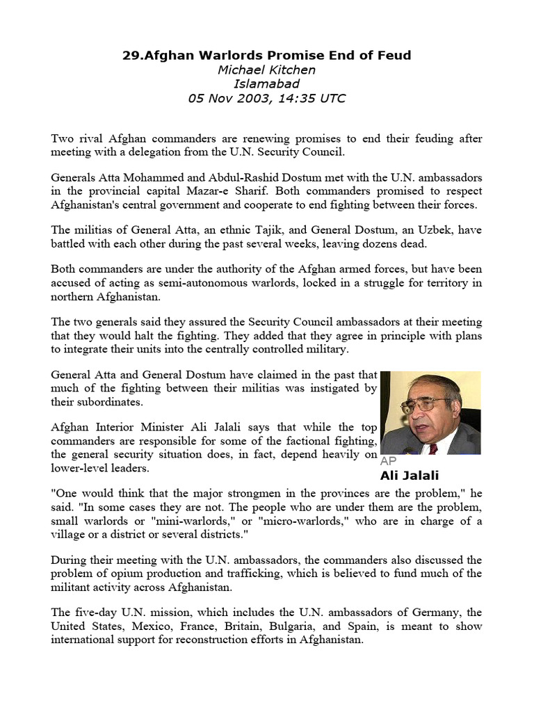 150 VOA Listening & Tapescript (2365) - Lesson 29 | PDF | Afghanistan ...