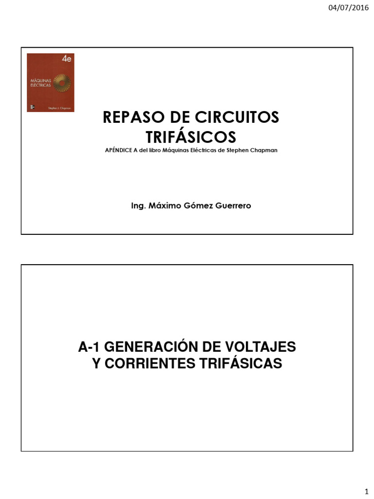 Repaso de Circuitos Trifásicos | PDF | Energia electrica | Corriente eléctrica