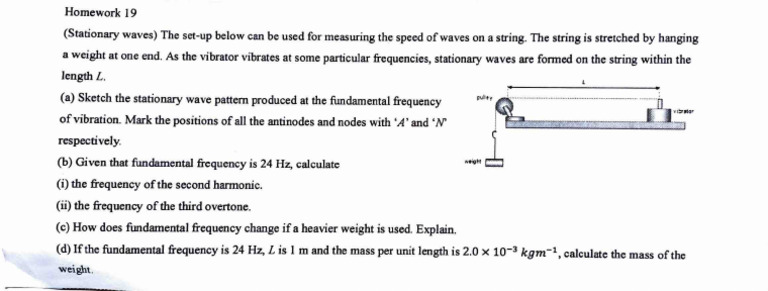 Physics frequency exercise | PDF