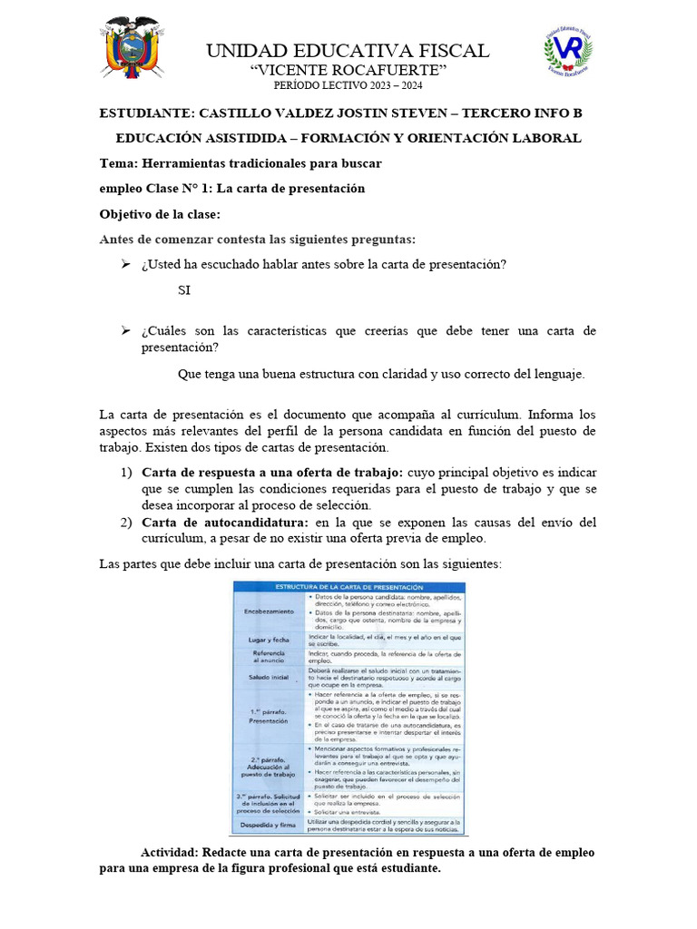 Castillo Valdez Jostin Steven - Tercero Info B | PDF | Virus de computadora | Software antivirus