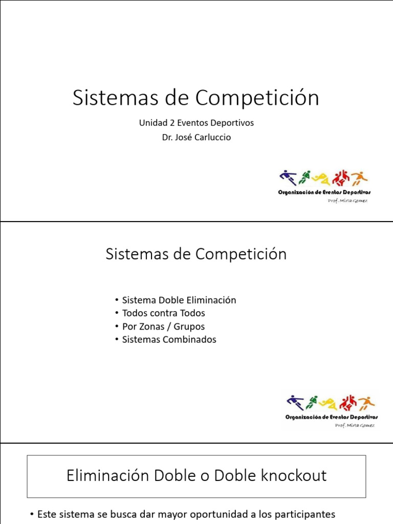 Sistemas de Competición Parte 2 | PDF | Deportes | Competiciones deportivas