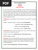 Literary Devices Worksheet | PDF | Metaphor | Linguistics