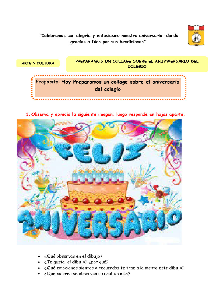 FICHA COLLAGE ARTE 17 ABRIL | PDF