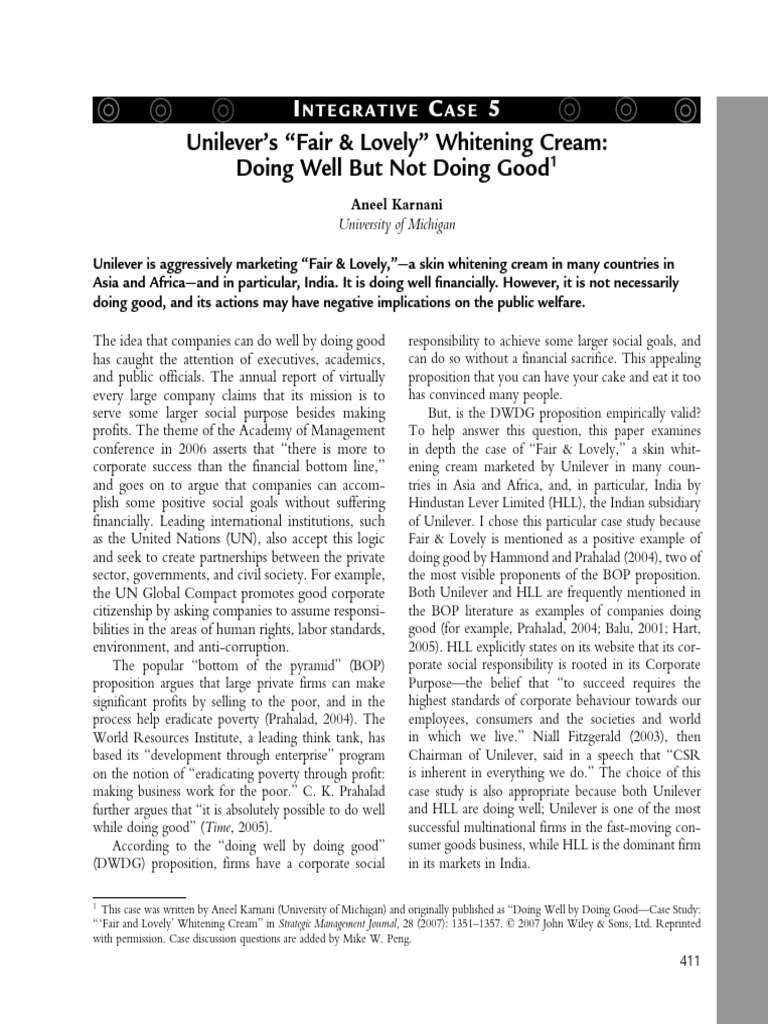 case 5 chiến lược ktqt | PDF | Corporate Social Responsibility