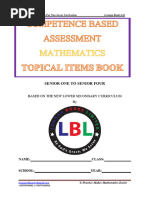 Mathematics Scenario Questions | PDF | Area | Cakes