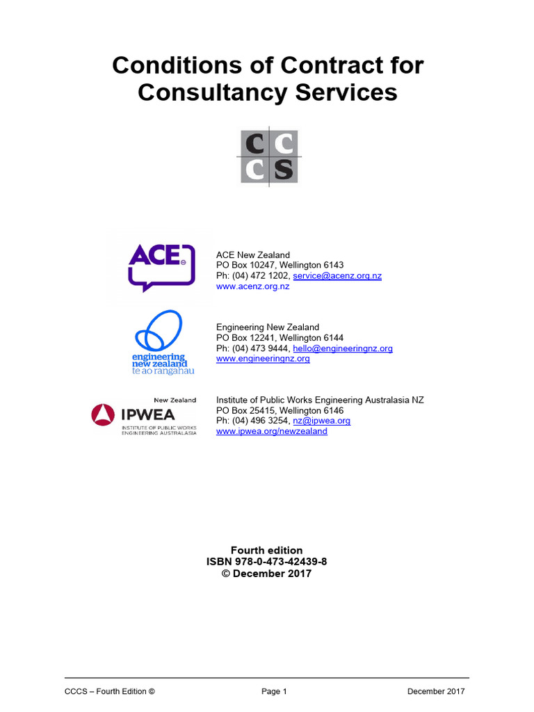 CCCS 4th Edition 2022 Logoupdate Final | PDF | Legal Liability | Consultant