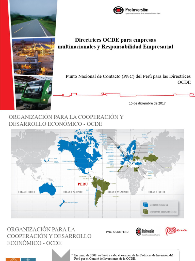 Cesar Peñaranda - La Responsabilidad Empresarial en Las Directrices de La OCDE | PDF | Perú ...