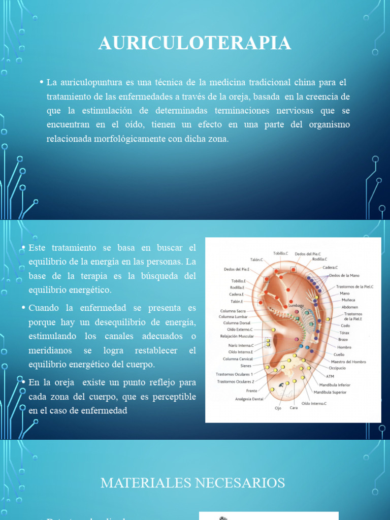 auriculoterapia video | PDF | Medicina CLINICA | Enfermedades y trastornos