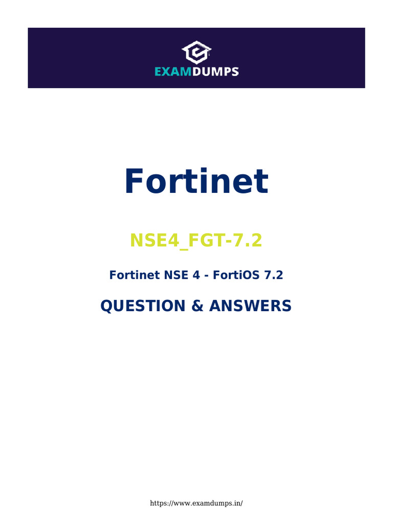 Nse4 FGT-7.2 | PDF | Public Key Certificate | Transport Layer Security