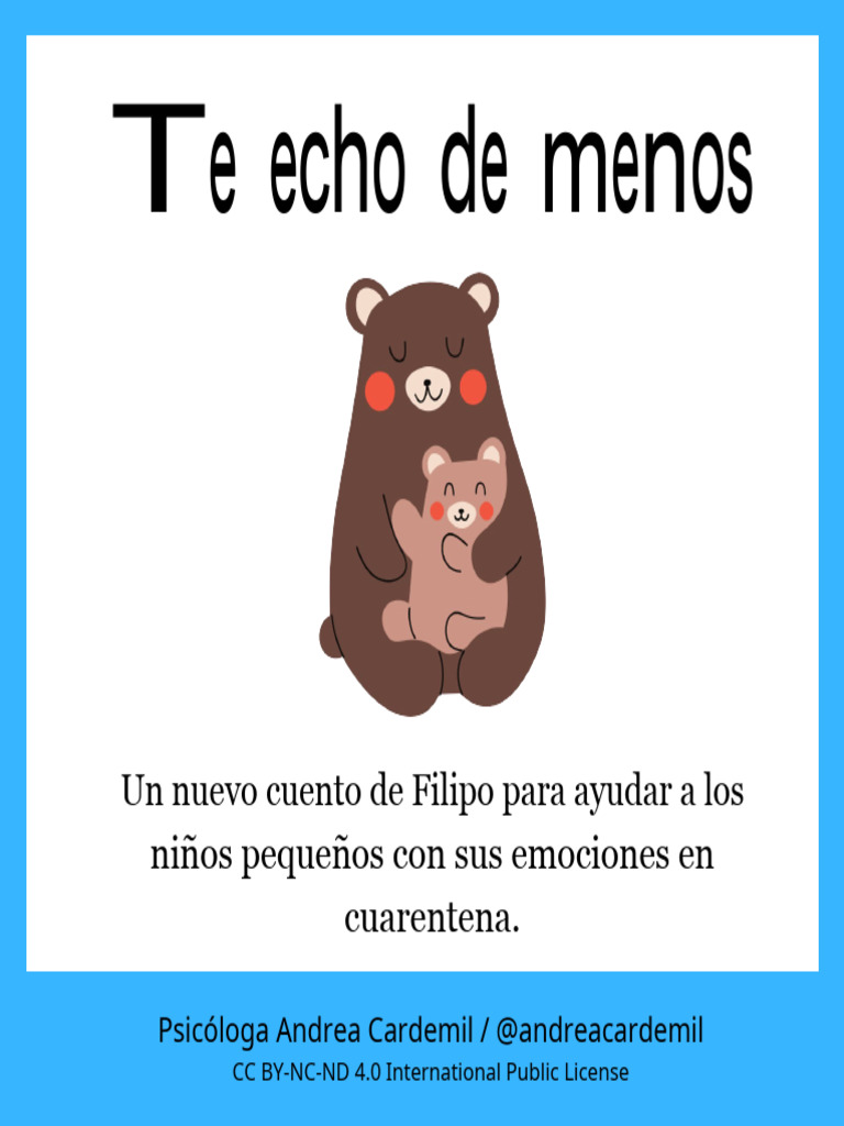 Te Echo de Menos | PDF