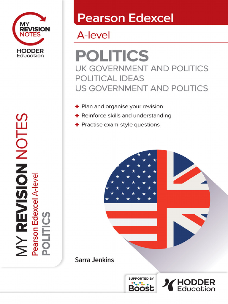 My Revision Notes Pearson Edexcel A-Level Politics UK Government and ...