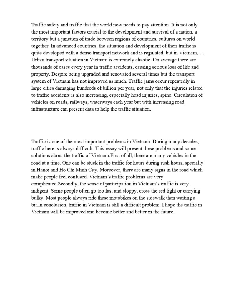 Traffic Safety and Traffic That The World Now Needs To Pay Attention | PDF | Traffic | Storms