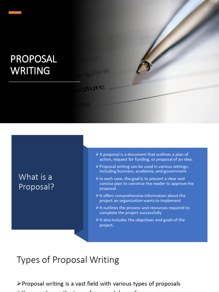 Proposal Writing | PDF | Business Economics | Business