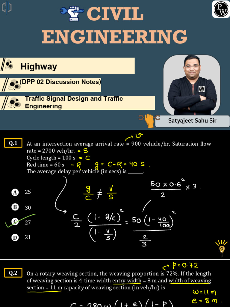 Traffic Signal Design Notes | PDF | Intersection (Road) | Traffic Light