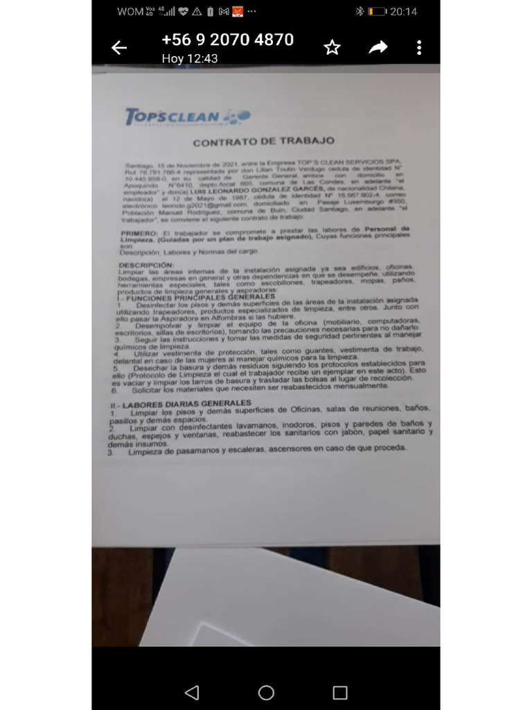 contrato leo | PDF