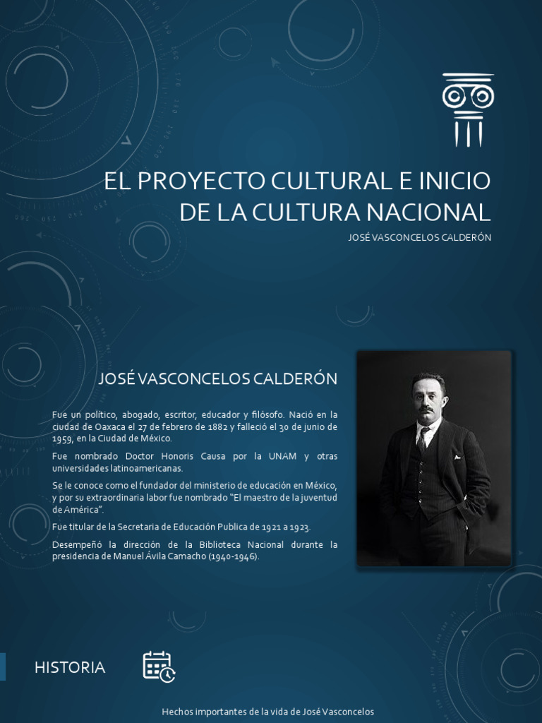 Jose Vasconcelos. Proyecto cultural. | PDF | México